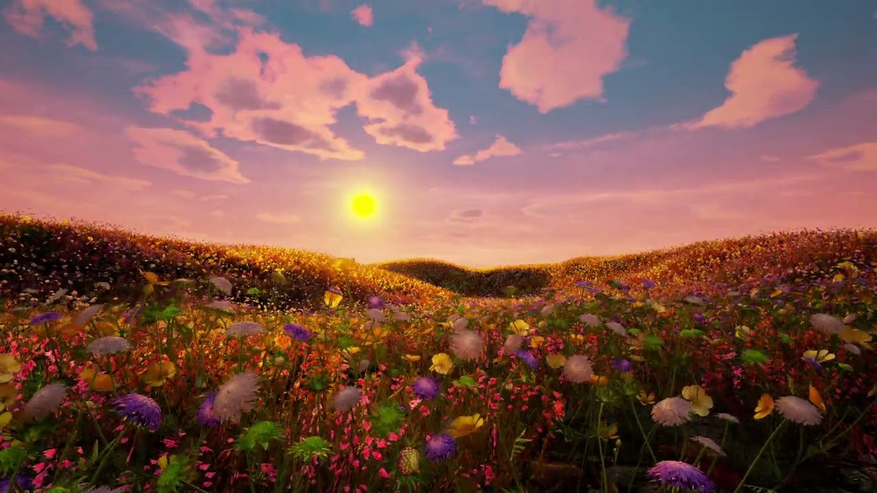 flower background | flower garden | flower background animation | background | flower background-4k