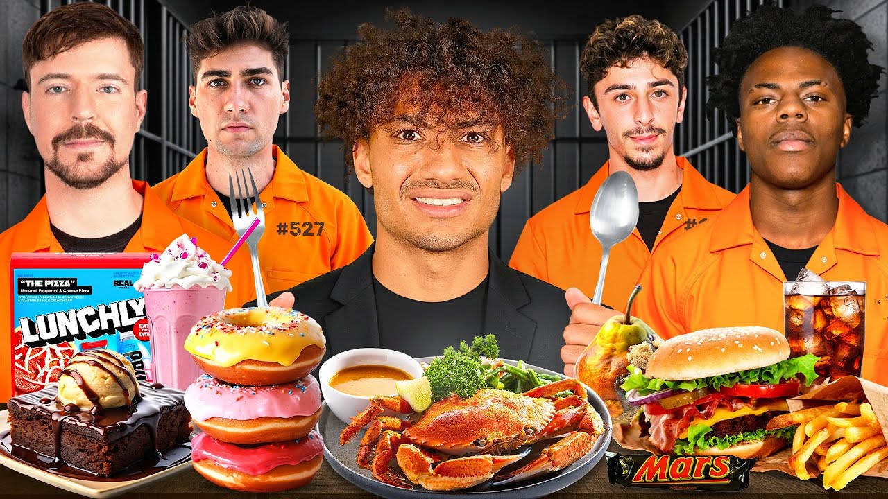 Eating YouTubers LAST MEALS!