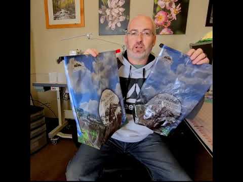 Custom printed bear bag material options