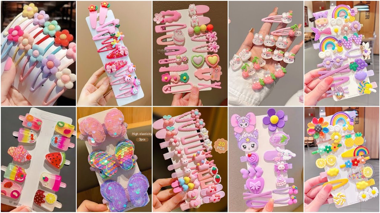 Top 50 Hairpin Designs for Kids & Girls|Cute hair accessories for girls|Latest & Trending Ideas 2025