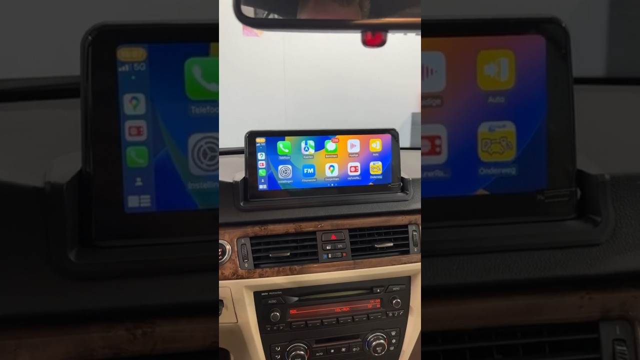 Lets Cut the Dashboard of this E90 BMW 3 Series - Motivesupplies Android Headunit + Carplay Install!