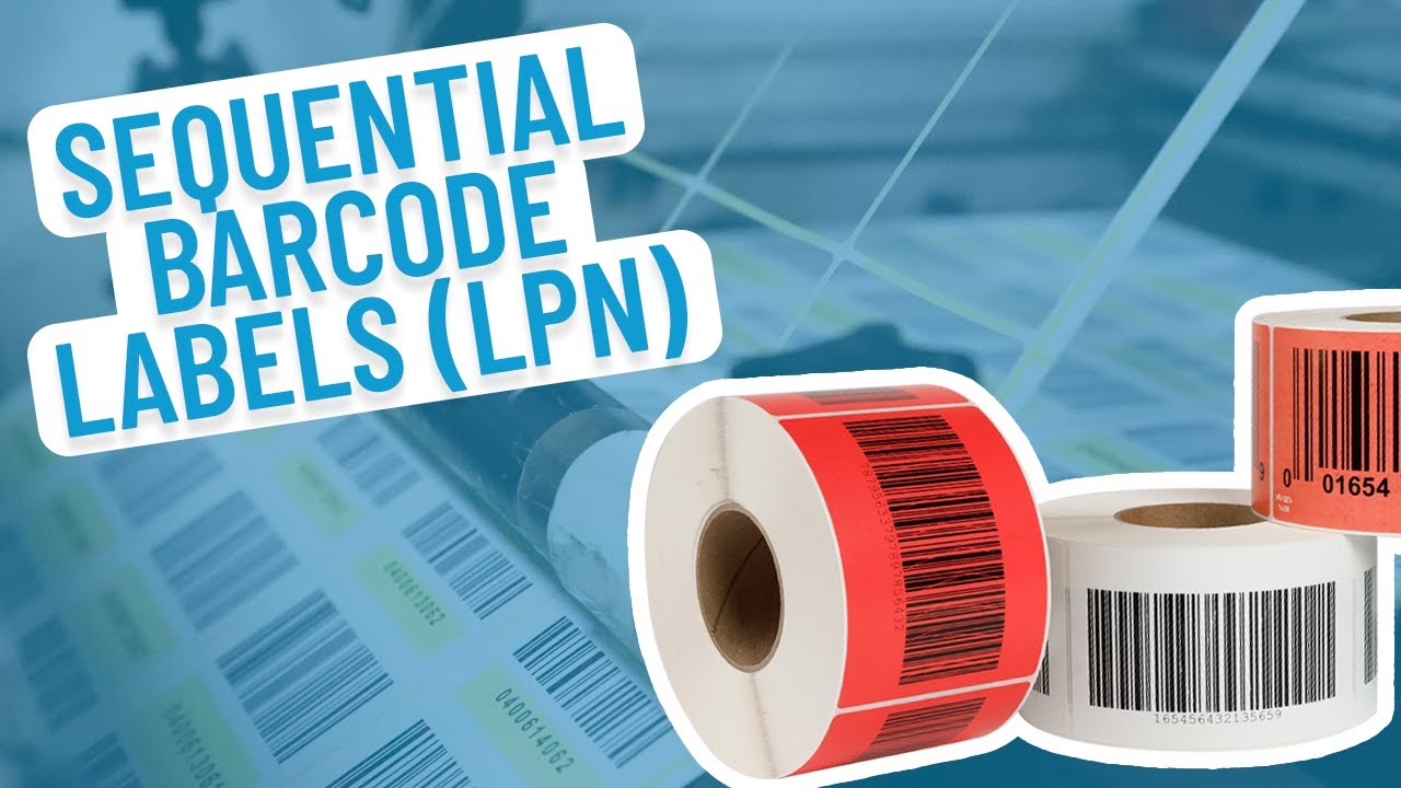 Sequential Barcode Labels (LPN) CUSTOM MADE LABELS | Smith Corona Labels