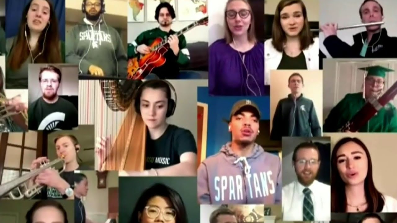 Virtual commencement: Michigan State University celebrates graduates online