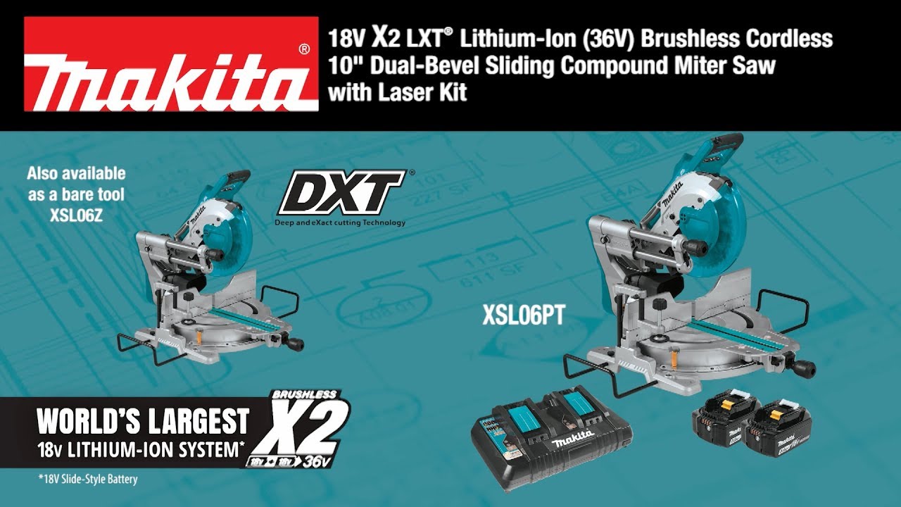 MAKITA 18V X2 LXT® (36V) Brushless 10