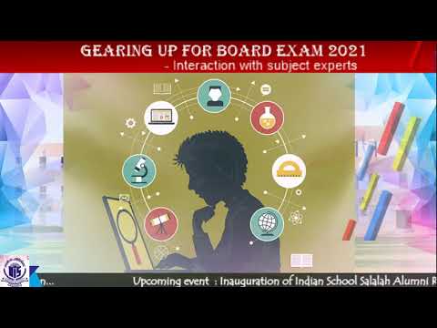 Gearing up for Board Exam 2021 - Interaction with subject experts