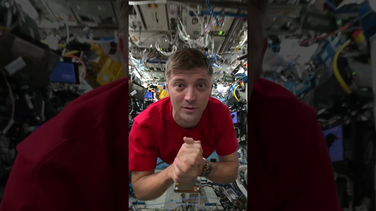 Astronaut Matthew Dominick Flies Through The International Space Station