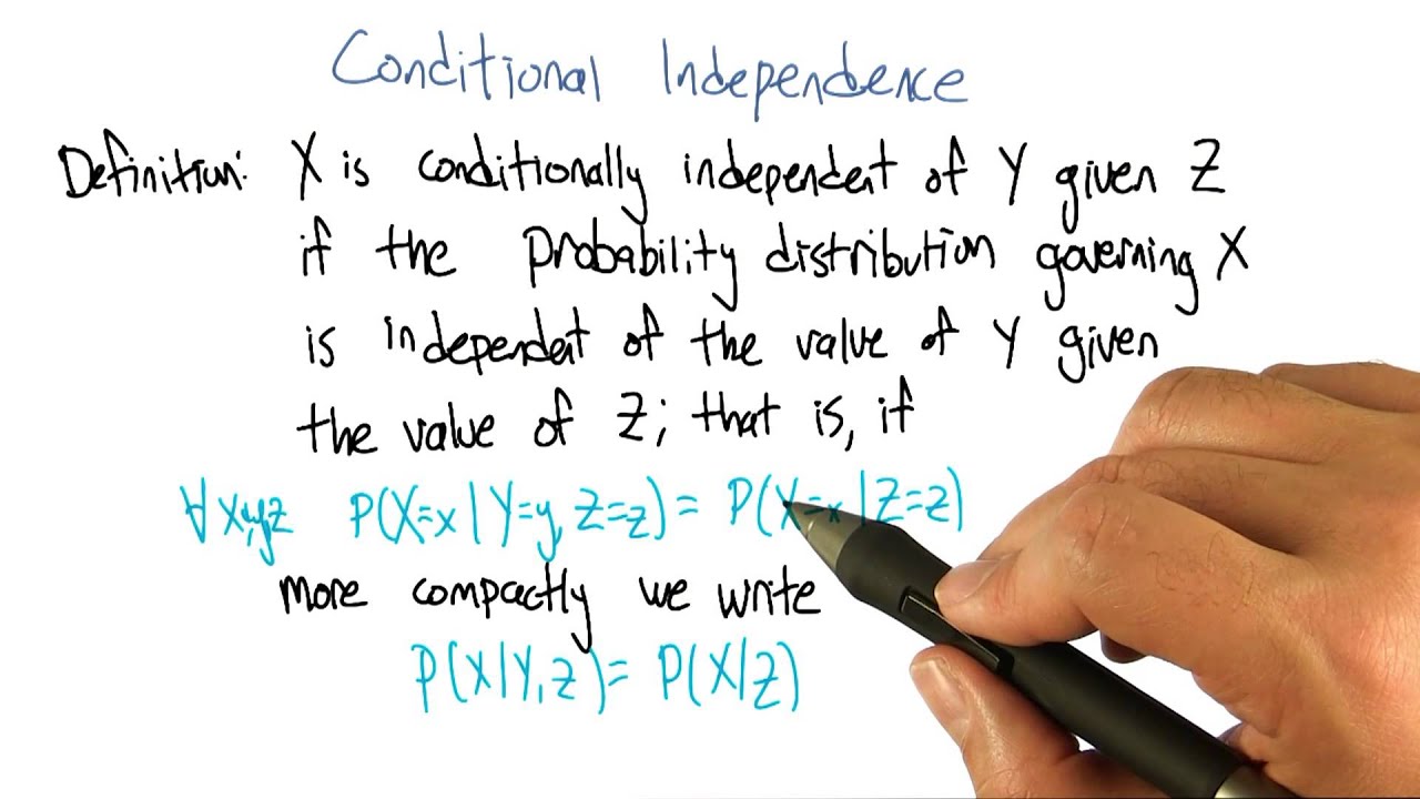 Conditional Independence - Georgia Tech - Machine Learning