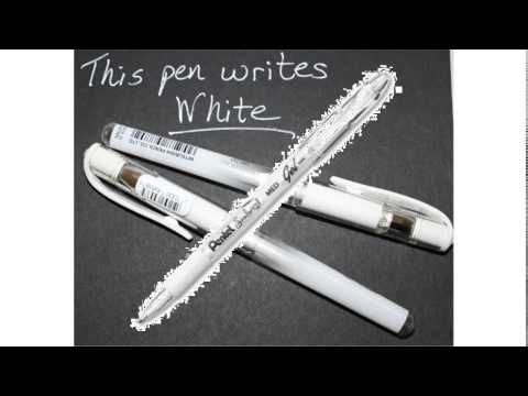 white ink pen