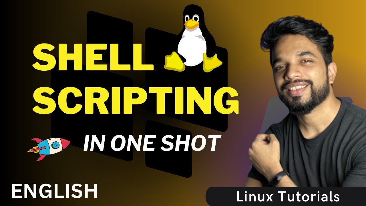 Linux SHELL SCRIPTING in ONE VIDEO For Beginners 2025 [ENGLISH] | MPrashant