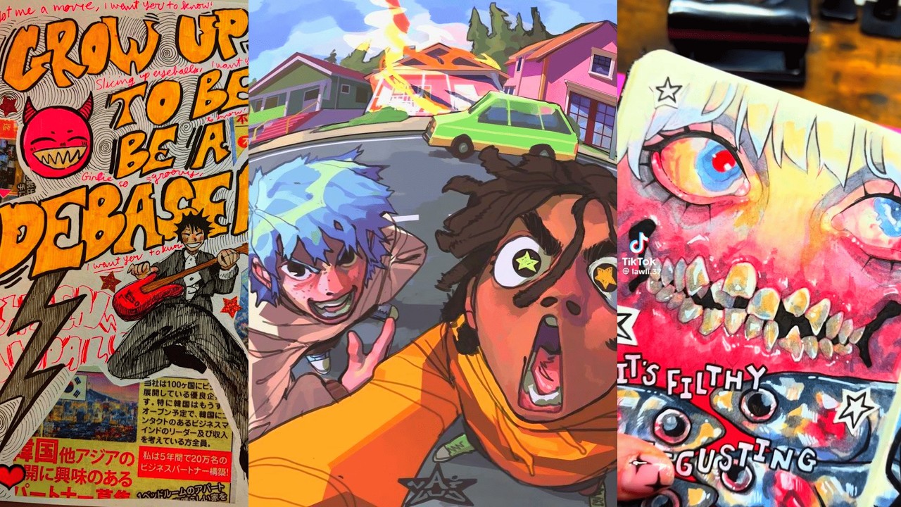 ART SKETCHBOOK 📖🎨 TIKTOK compilation #119