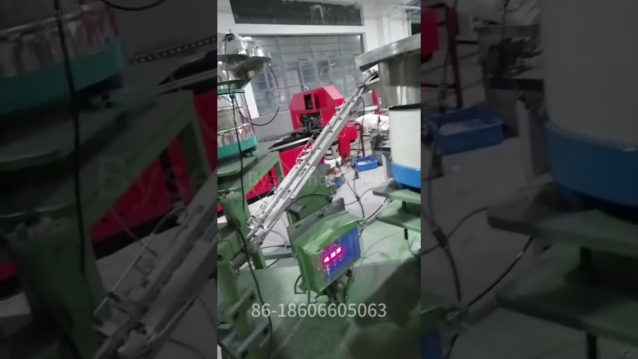 Automatic screw washer assembly machine