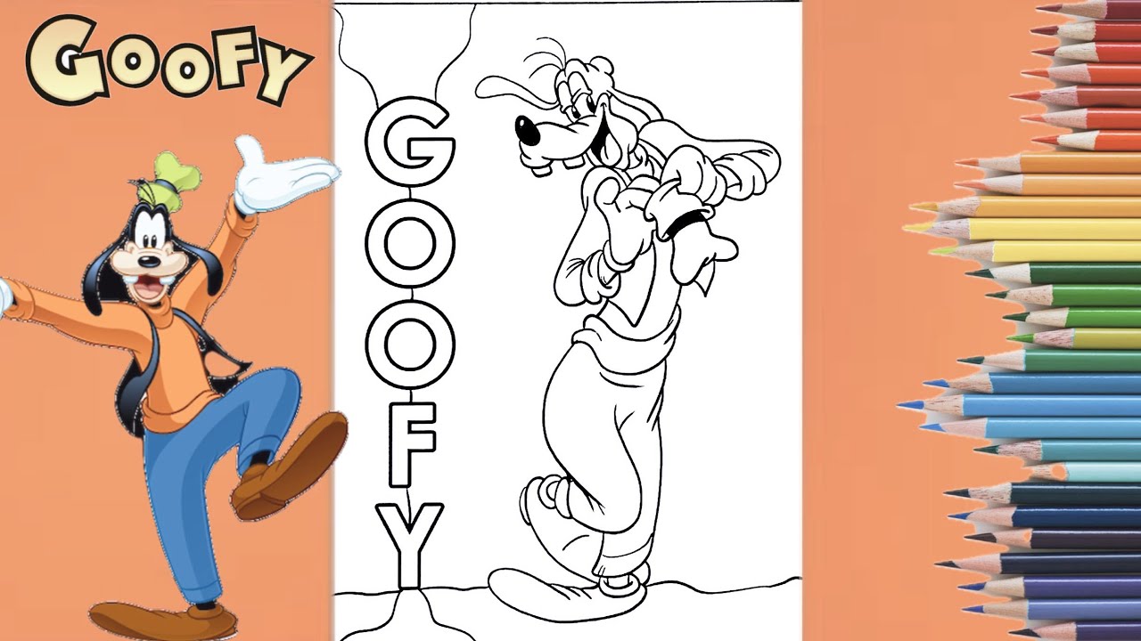 Disney Goofy Coloring | Goofy