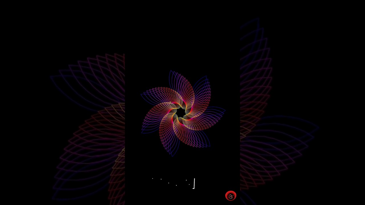 How to draw a beautiful design using Python | #python #pydroid3 #py3