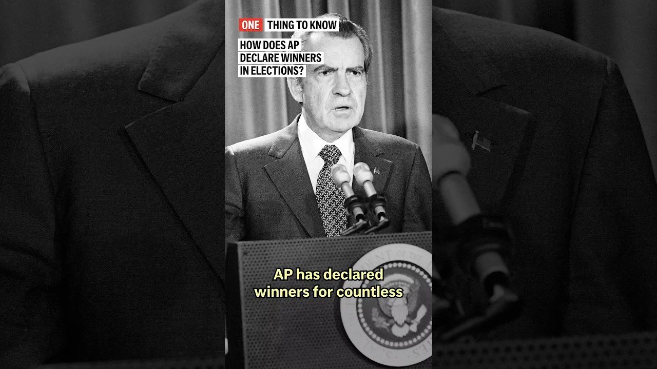 How does AP declare election winners?