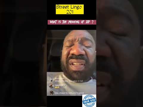 Street  Lingo 201 / DP means? #gangster  #street  #shorts #ebonics