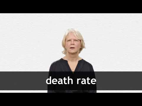 DEATH RATE definition and meaning | Collins English Dictionary