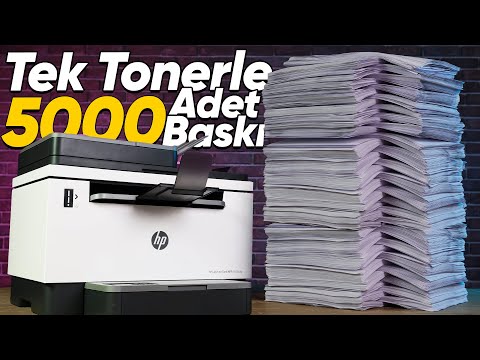 Tek Tonerle 5000 Sayfa Basıyor! | HP LaserJet Tank Yazıcı İnceleme