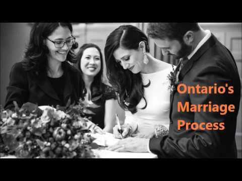 Ontario's Marriage Process - Made Simple