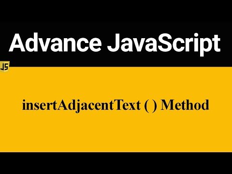Learn insertAdjacentText Method in JavaScript Hindi - Mind Luster