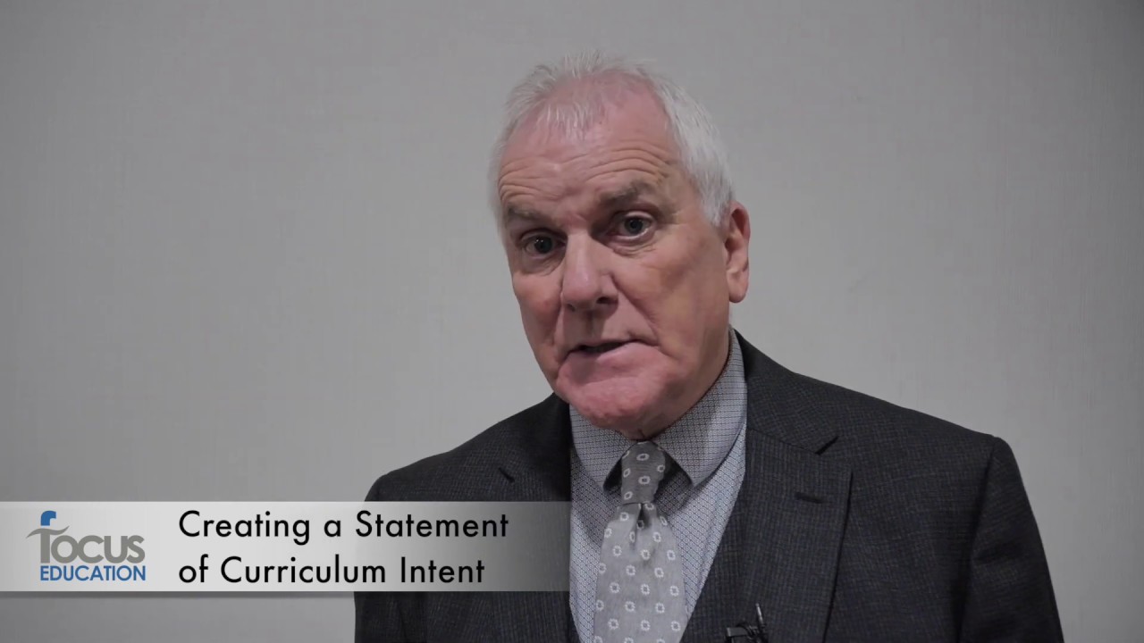 Creating a Statement of Curriculum Intent Introduction