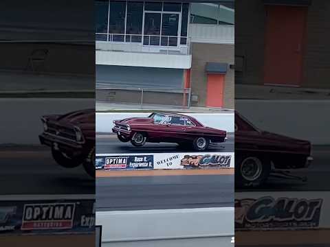Nice wheelstand 1967 Chevy 2 nova #automobile #chevynova #dragracing