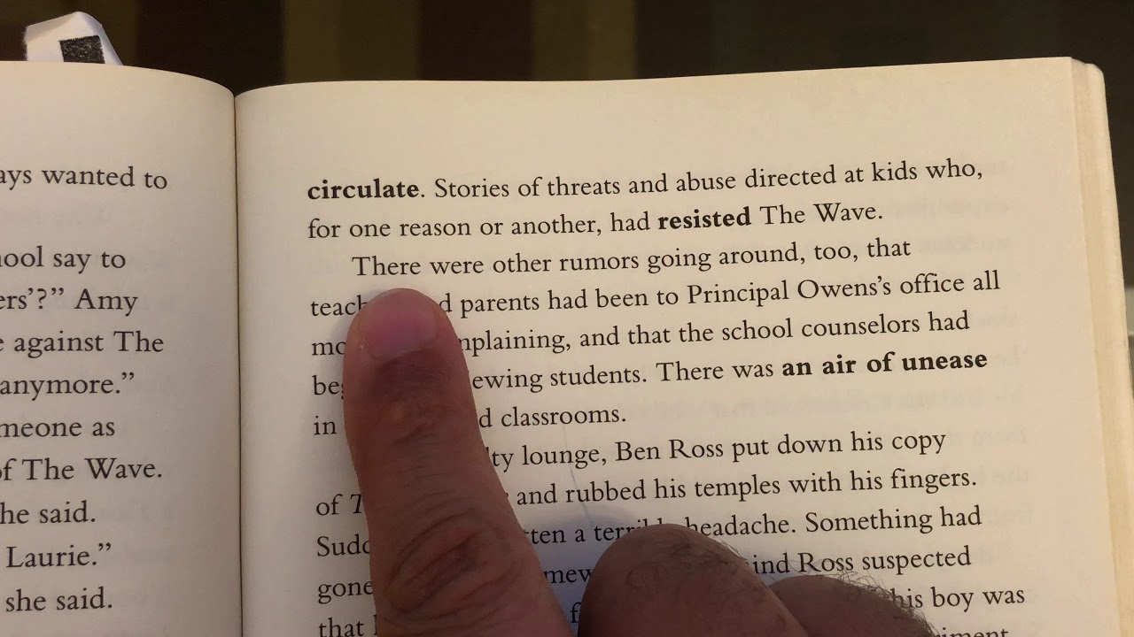 The Wave Reading Ch 14