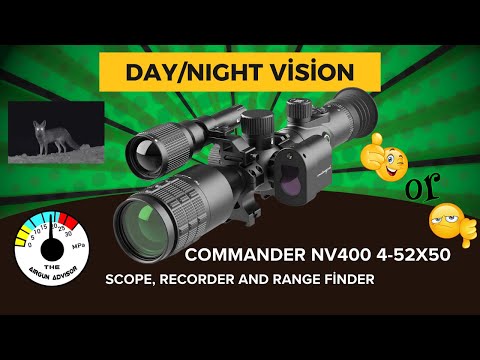 Commander NV400 4-52X 4K Digital Day/Night Vision Riflescope | OneLeaf.ai