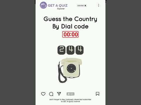 Which country is +244 code?