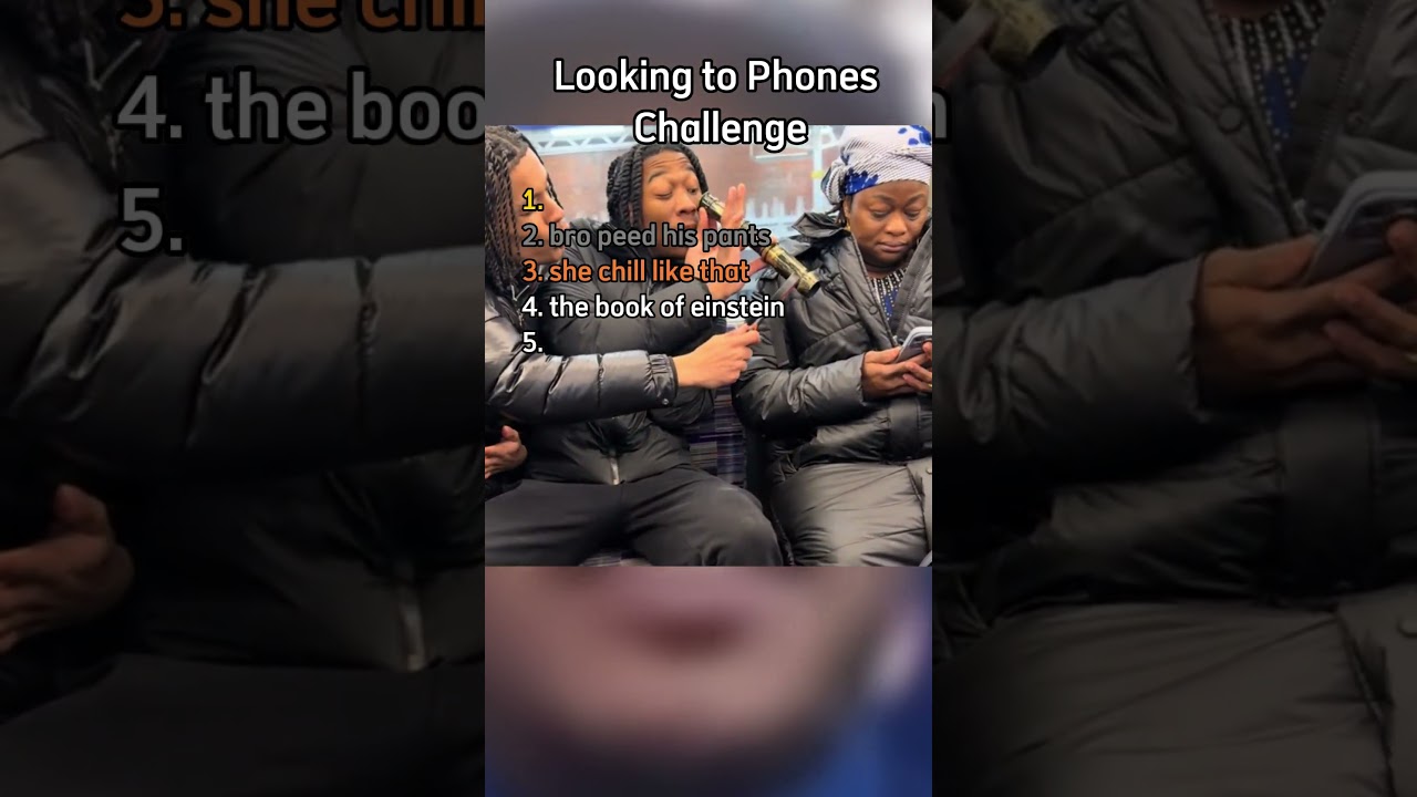 Looking at Other People’s Phones in Public 👀📱 (Caught in 4K 😂)