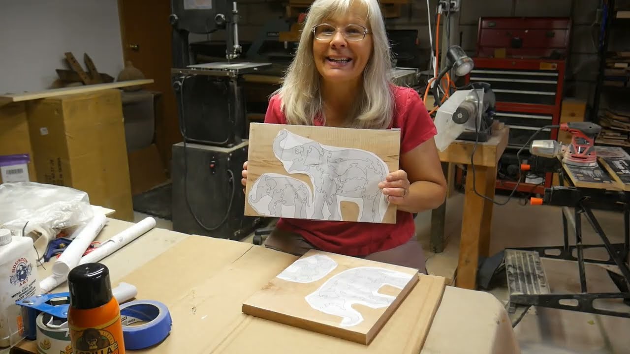Scroll saw beginner pattern attachment