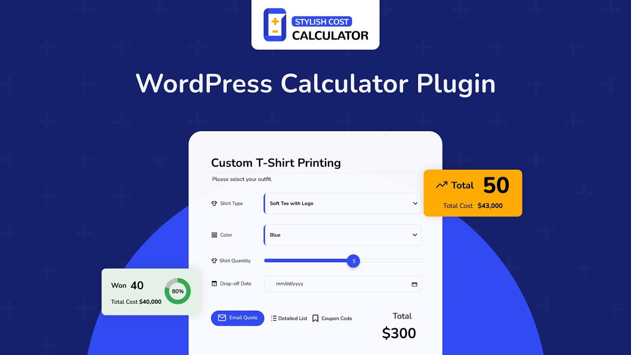 WordPress Calculator Plugin: Stylish Cost Calculator