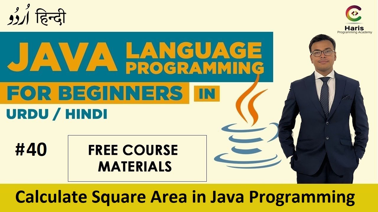 How to Calculate Square Area in Java using Object-Oriented Programming (OOP) Practically Explain