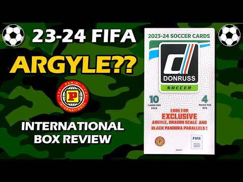 2023-24 Panini Donruss FIFA International Box Soccer Review