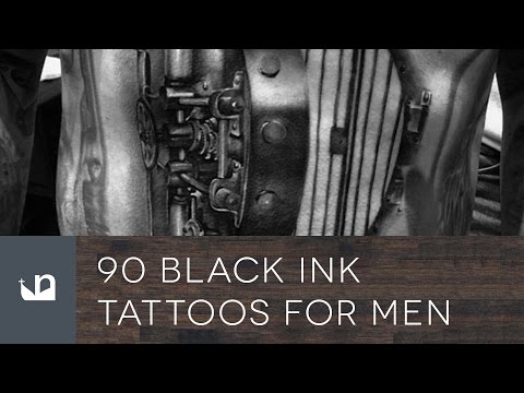 90 Black Ink Tattoos For Men