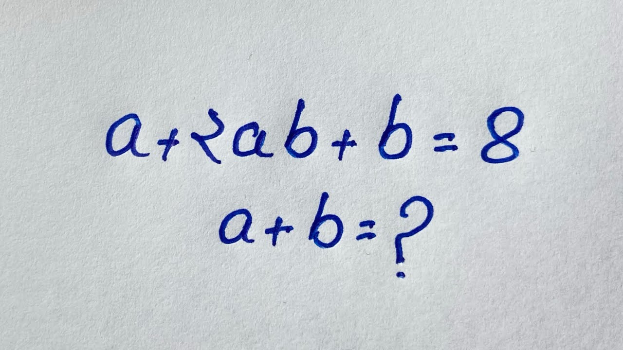 Maths Olympiad | A tricky maths olympiad question | Algebra problem |