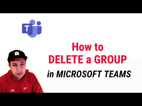 How to DELETE A GROUP in MICROSOFT TEAMS?