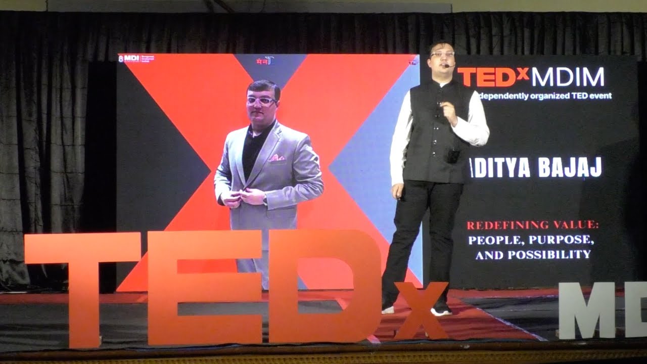 Redefining Value: AI in today’s world  | Aditya Bajaj | TEDxMDIM