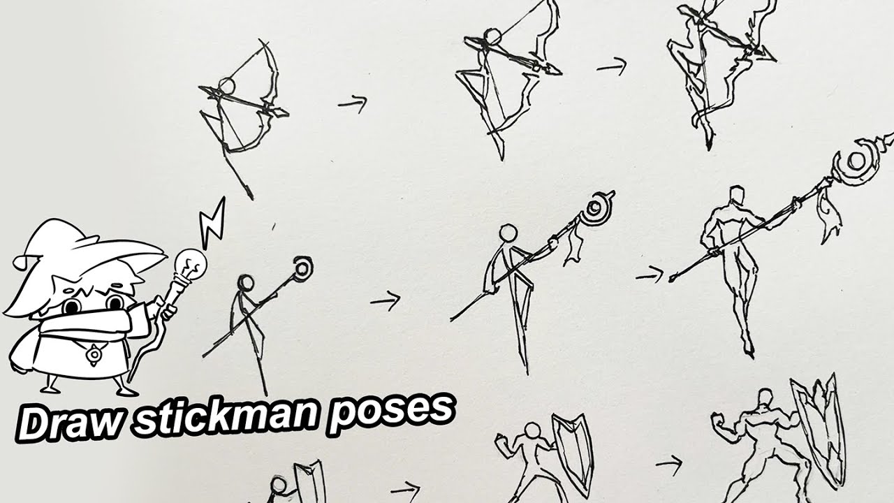 Stickman Poses Tutorial