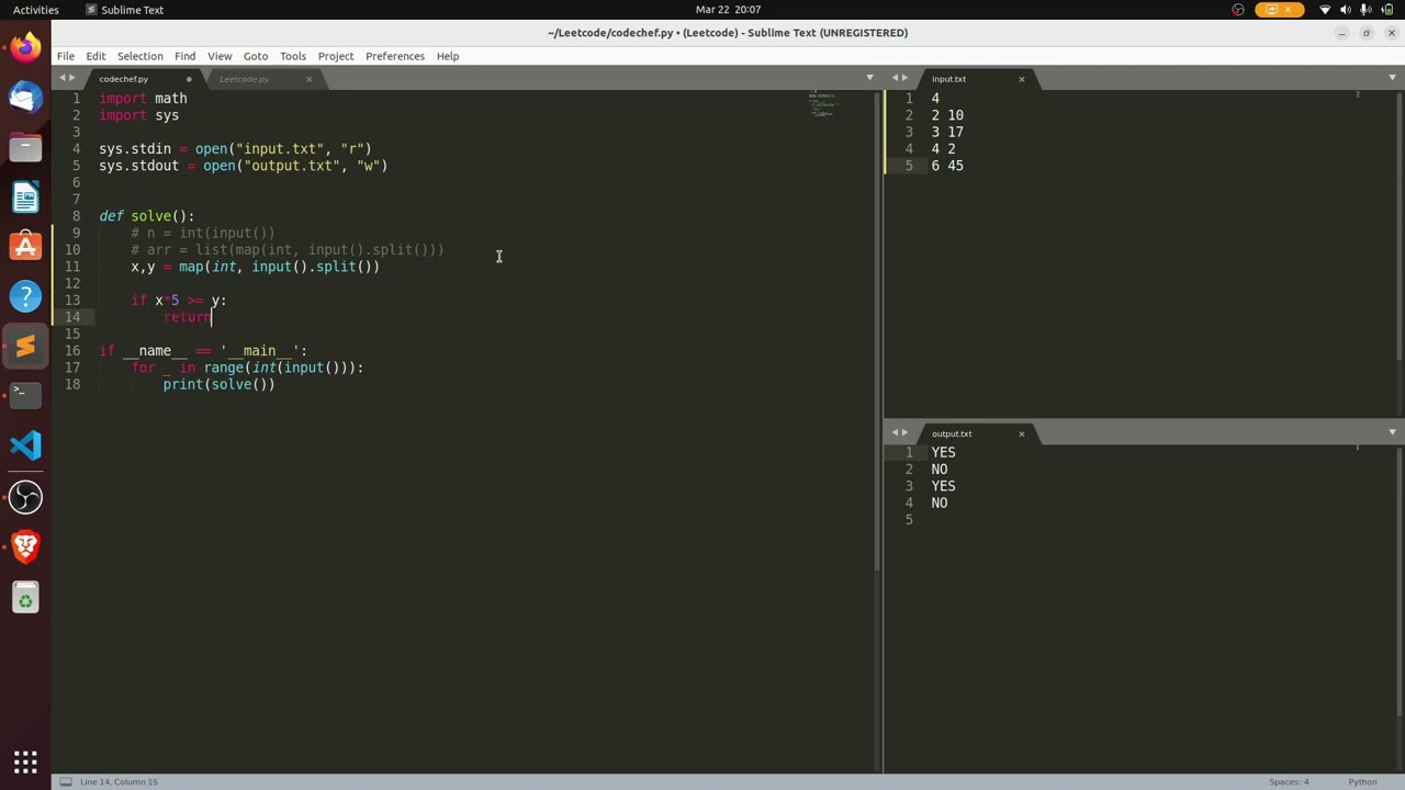 Reach Home Codechef Solution