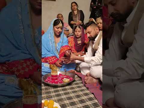 chura ceremony punjabi wedding ♥️🥰 #cinematic #couplegoals #moments #couplephotoshoot #love