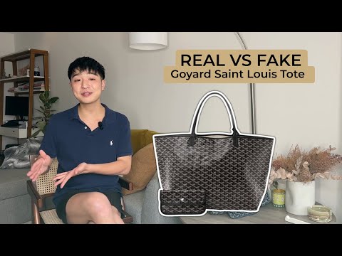 REAL VS FAKE Goyard Saint Louis Tote