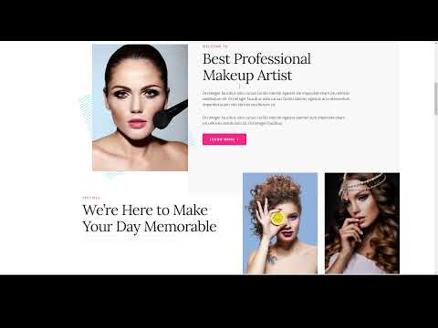 Beautify - Makeup Artist and Hair Stylist Elementor Template Kit cosmetologist 15