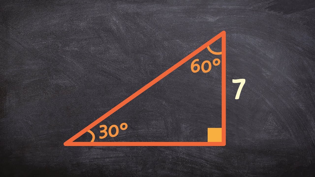 How to use special right triangles to find missing lengths