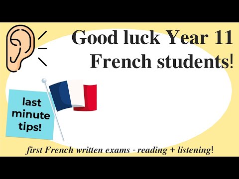 LAST MINUTE TIPS: GCSE French Reading & Listening