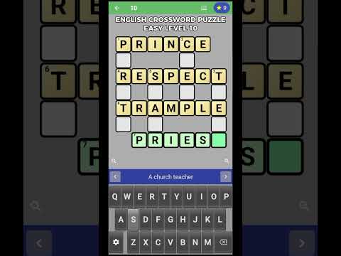 #English #Crossword #Puzzle #Easy Level 10 #androidgames #fungamestoplay