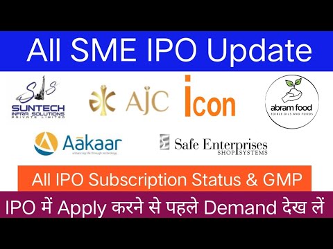 All SME IPO Update | Suntech Infra Solutions IPO | Supertech EV IPO | Subscription & GMP |