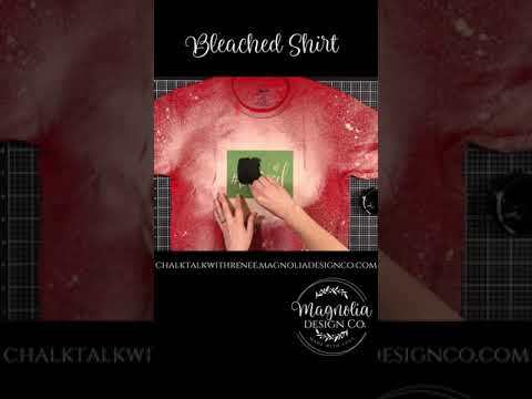 Bleached Shirt Blessed Stencil