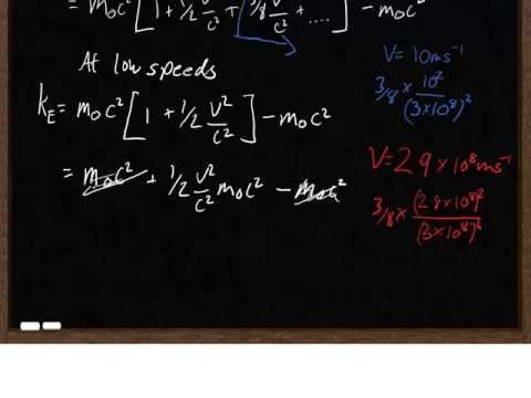 iPhysicist- Relativistic Kinetic Energy