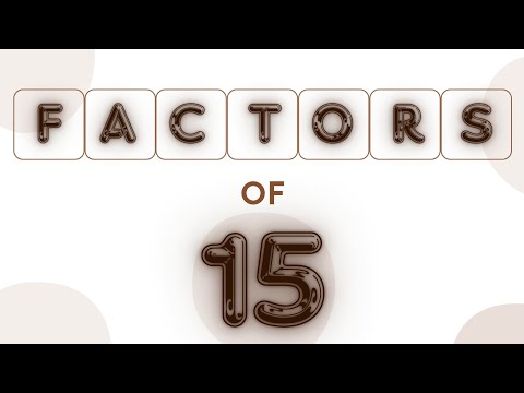 Factors Of 15||what are the factors if 15?||how to find factors of 15?||factors of a number