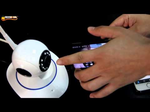 Latest Mobile APP Control P2P Wriless IP Camera Unboxing&Reviews